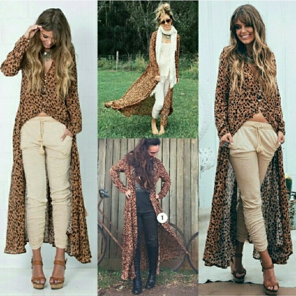 Spell | Dresses | Spell Leopard Print Maxi Dress | Poshmark